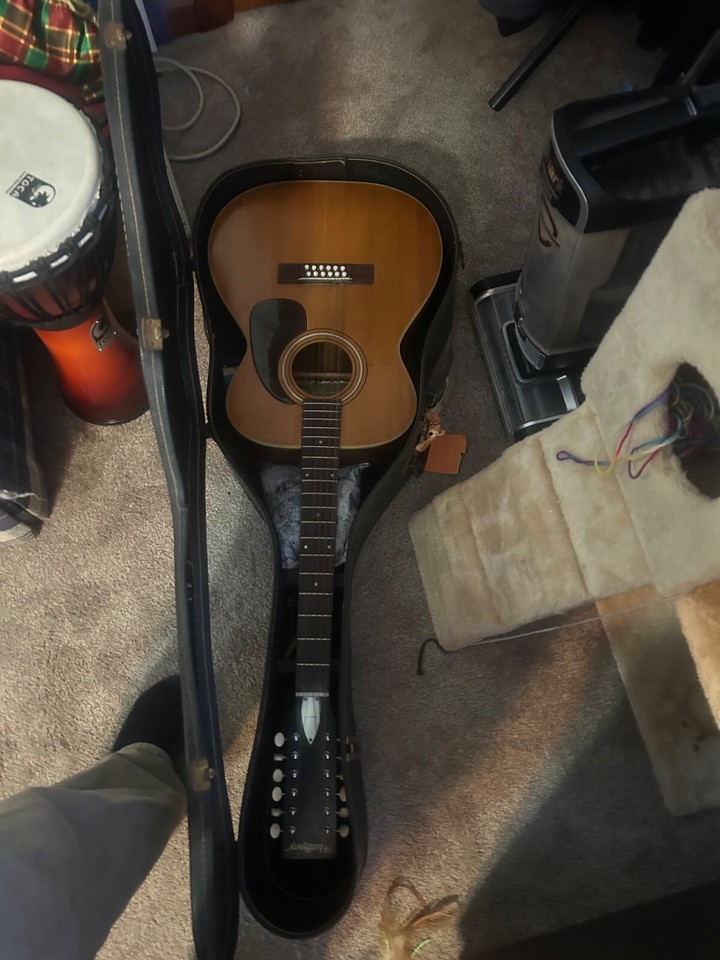 1974 Harmony 12 string acoustic guitar model 1233 | eBay