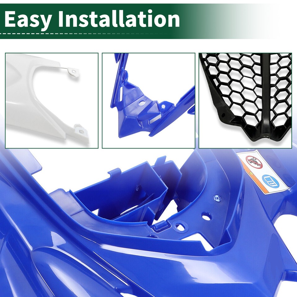 New For YAMAHA Raptor 700 2006-2024 Plastics Bodywork Fenders COMPLETE ...