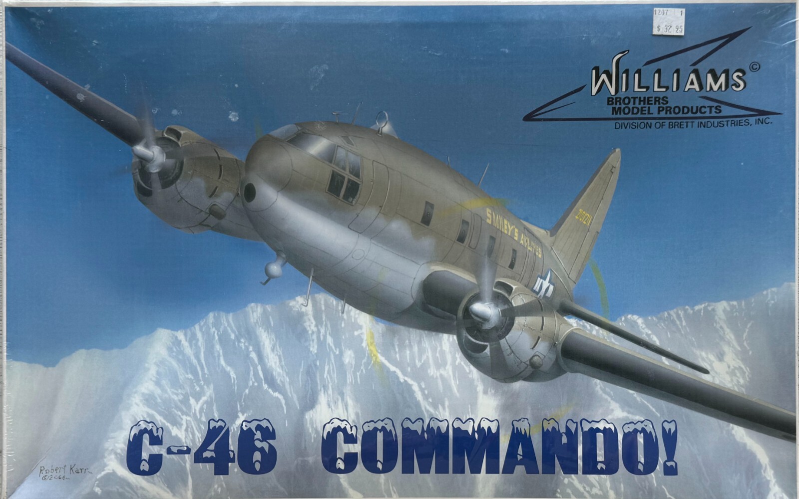 🛩 Williams Bros. C-46 Commando 🇺🇸 WW2 Curtiss-Wright Model #72546 NISB ...