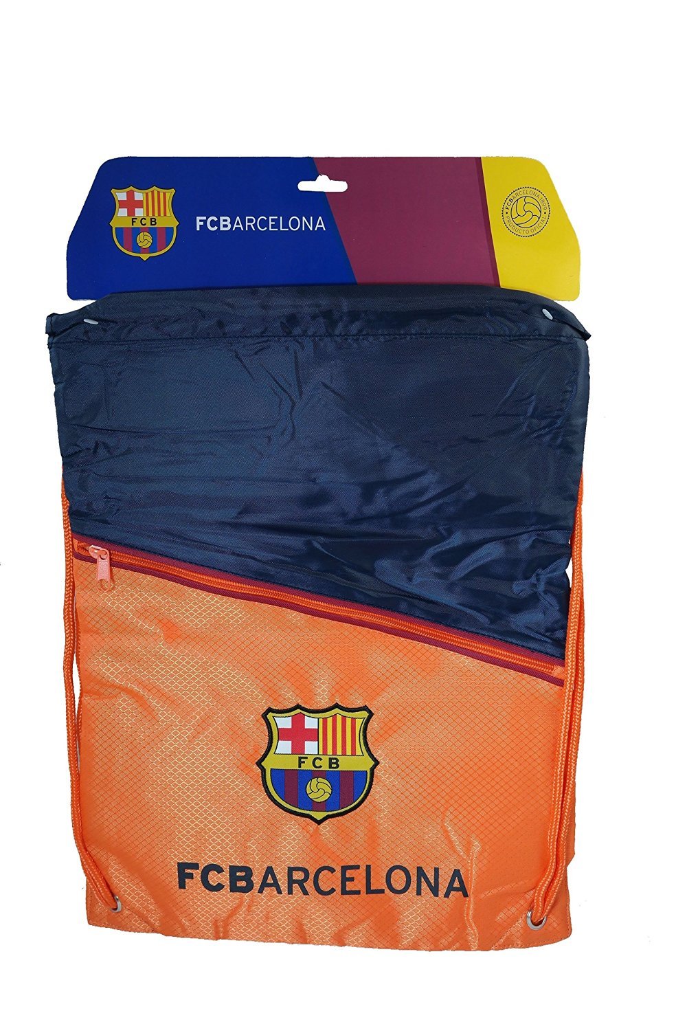 Backpack FC BARCELONA Soccer Book Cinch Bag Sack MESSI Authentic ...