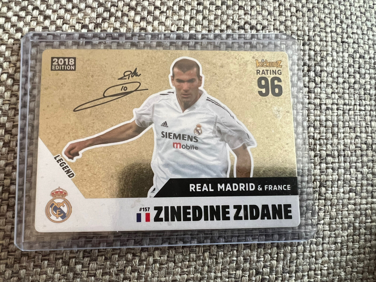 Zinedine Zidane Auto Kickerz Collectors Card, Trading Card | eBay