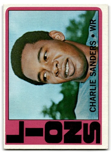 1972 Topps Football Charlie Sanders #60 | eBay