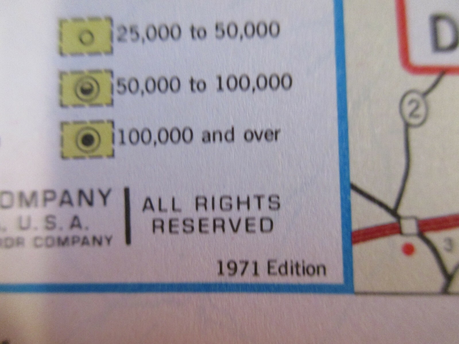 Vintage 1971 Citgo Ohio Oil Gas Service Station Travel Map~Box W | eBay