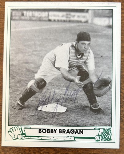 Bobby Bragan 1985 TCMA 1947 Play Ball #26 Signed Auto Autograph Dodgers ...