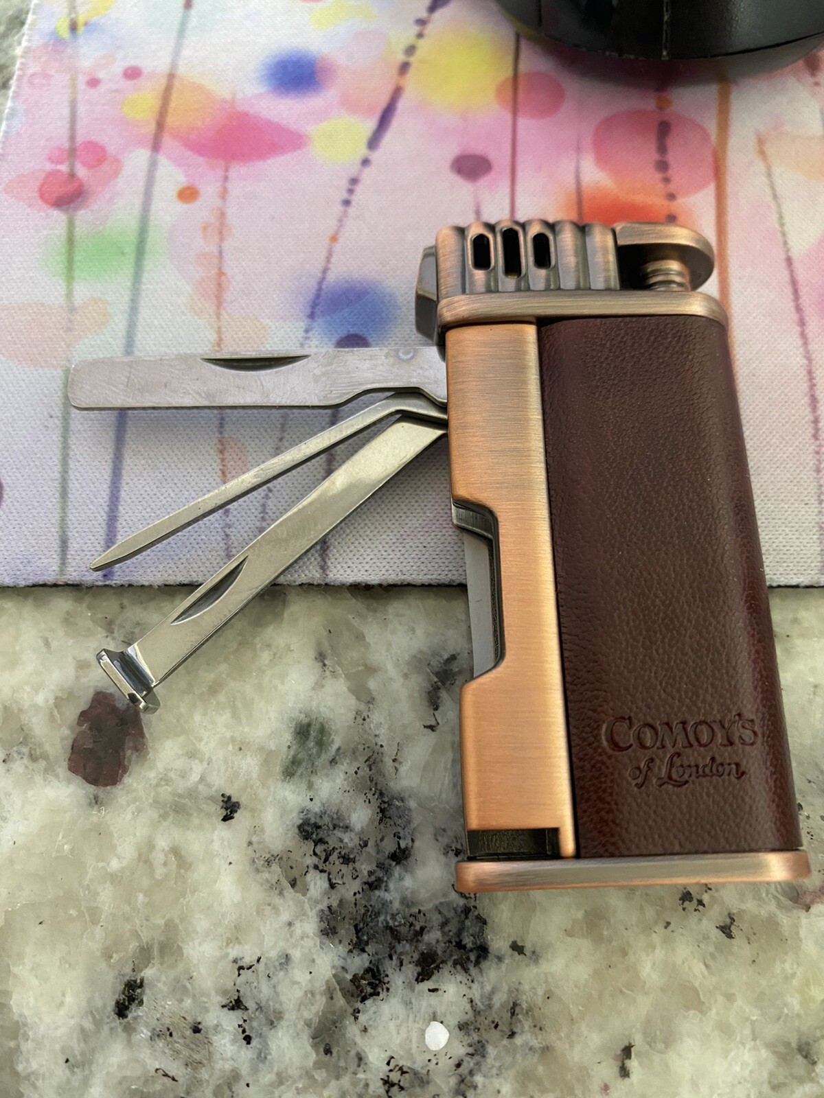 Comoy's of London Soft Flame Pipe Lighter and Tools - Copper - New | eBay