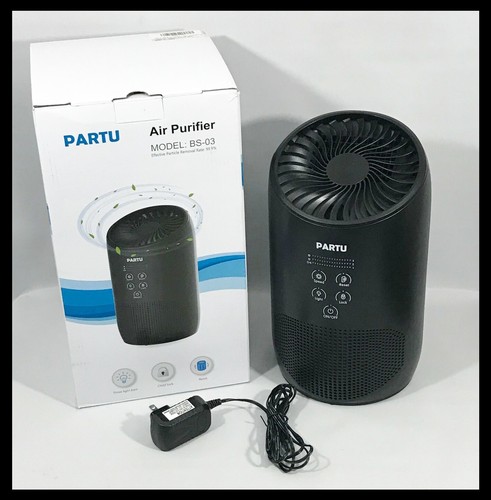 PARTU HEPA Home Air Purifier - Smoke, Odor, Pollen, Dust, Allergens ...