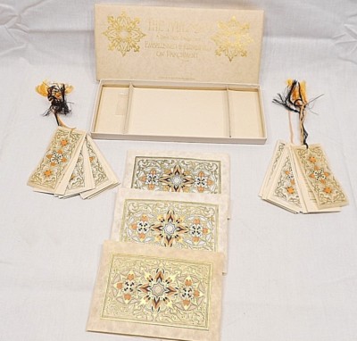 THE MILANO A THREE TABLE BRIDGE SET, PARCHMENT | eBay