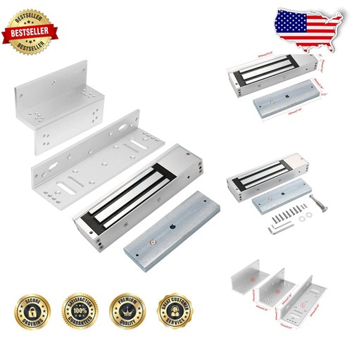 1200LBS Electromagnetic Lock with Z & L Brackets - Fail-Safe Security ...