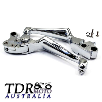 Clutch & Brake Chrome Lever 2008-2011 Harley Davidson Softail Rocker C ...
