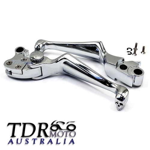 Clutch & Brake Chrome Lever 2008-2011 Harley Davidson Softail Rocker C ...