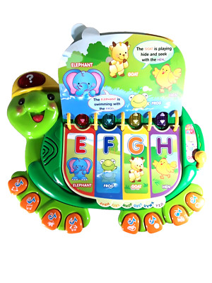 V-tech touch and teach 16pg. Letters and Shapes turtle | eBay