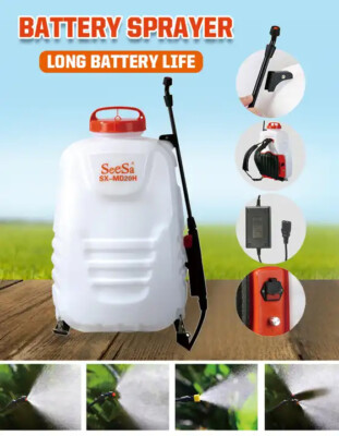 SeeSa 20L Garden Weed Sprayer Electric Battery Backpack Portable Spot ...