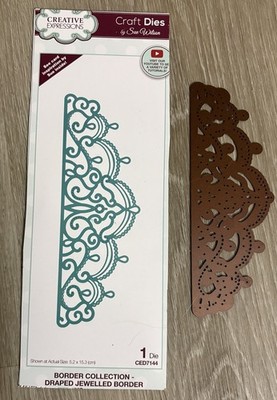Creative Expressions Draped Jeweled Border Die | eBay