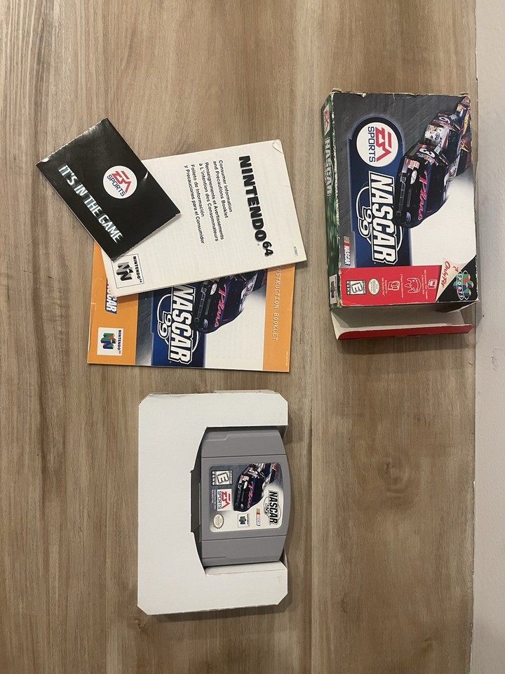 NASCAR 99 Nintendo 64 Game Complete N64 14633078657| eBay