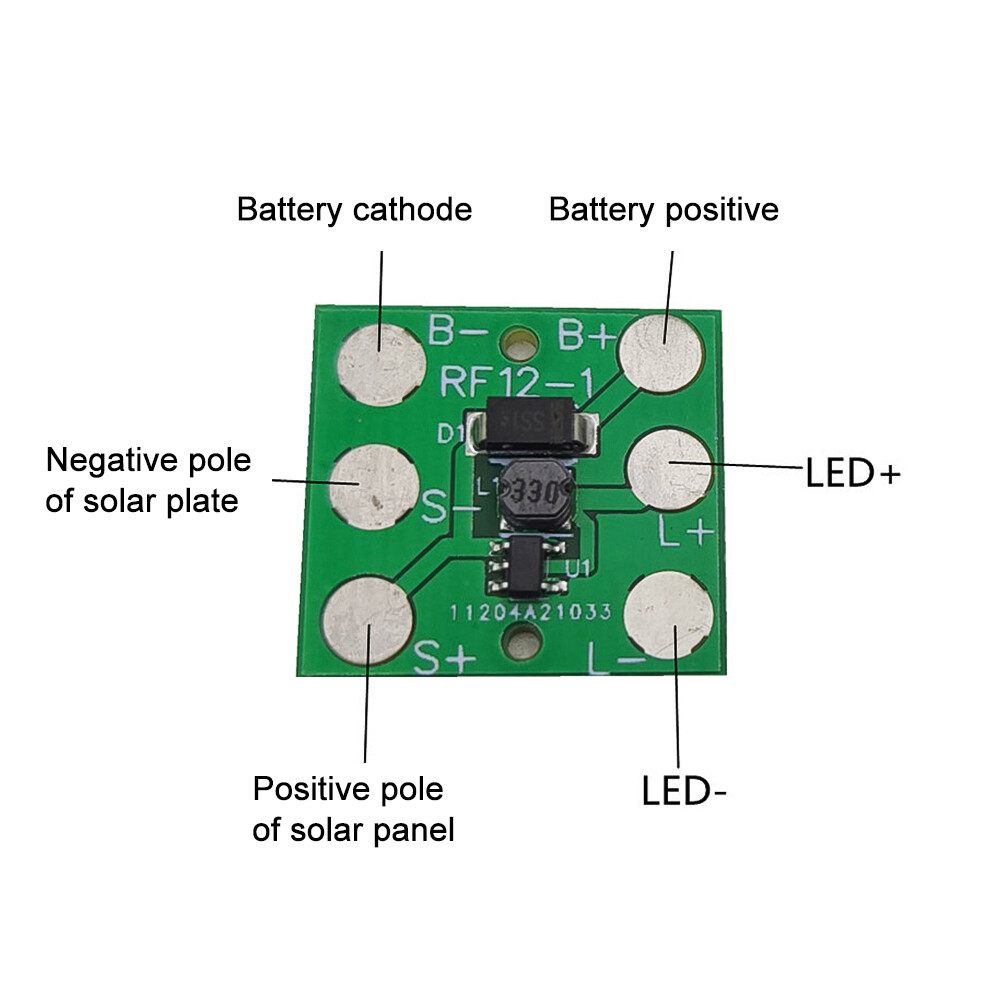 1.2V Battery Solar Light Control Board Solar Lawn Lamp Light Circuit ...