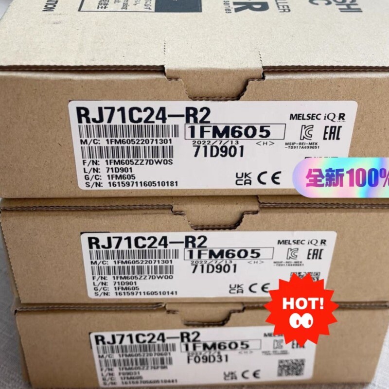 1PC MITSUBISHI RJ71C24-R2 Communication Unit New RJ71C24R2 Expedited ...