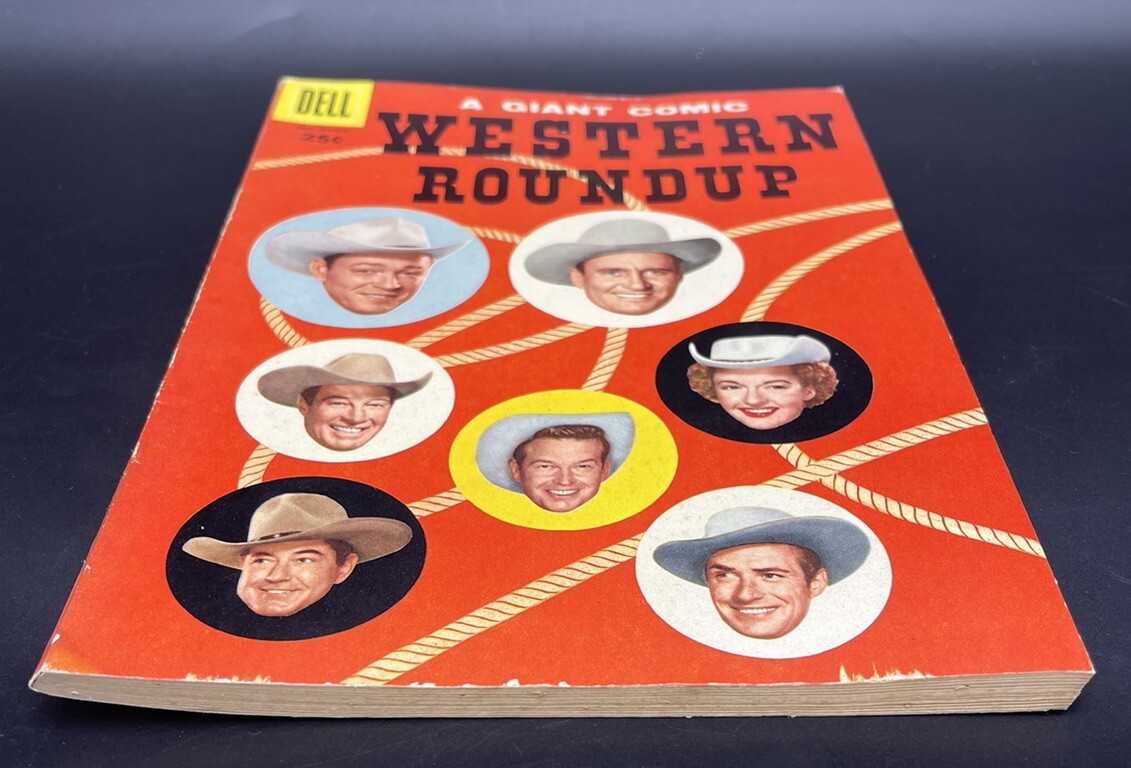 Western Round Up Dell 1956 Jan-March A Giant Comic PreOwned | eBay