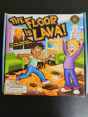 The Floor is Lava - The Fun Physical Lava Leaping Game Ages 5+ | eBay