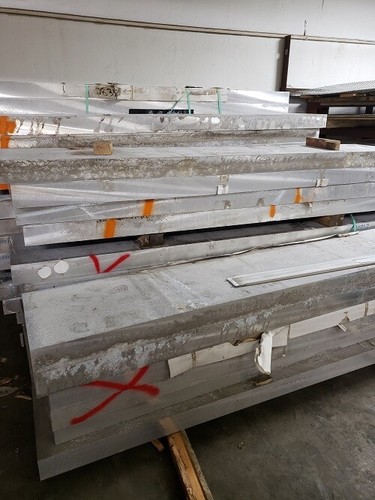 Alloy 7050-T7451 Aluminum Plate - 6 5/8" x 25 9/16" x 106" | eBay