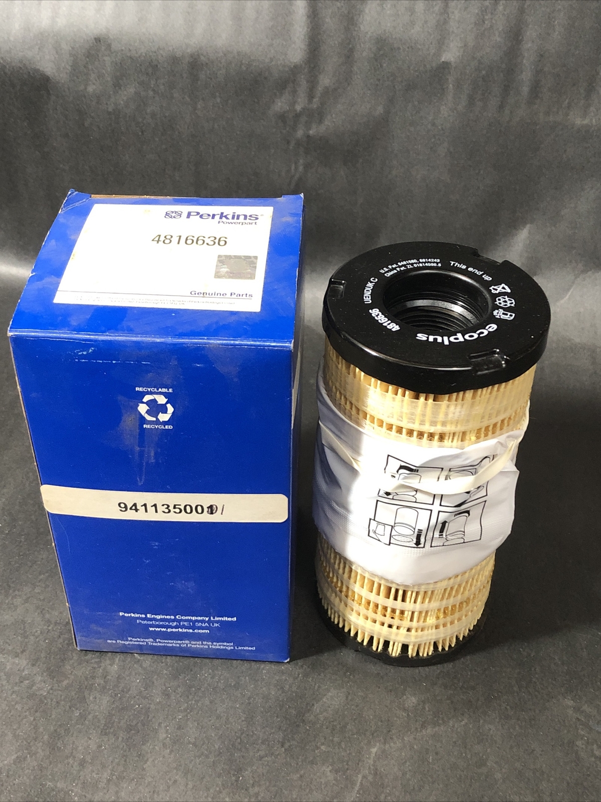 PERKINS 26560201 - Fuel filter cross reference