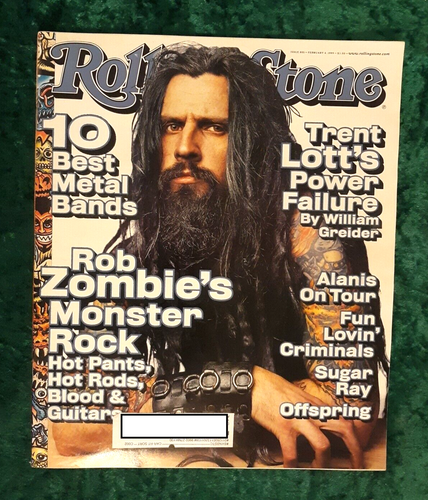 Rolling Stone Issue 805 - February 4, 1999 - Rob Zombie Cover - VG | eBay
