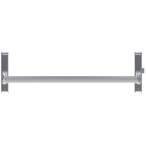 Satin Aluminum Cross Bar Panic Exit Device - Right Hand Reverse Bevel ...