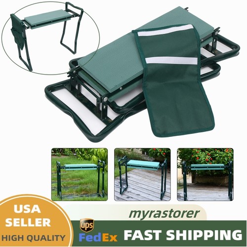 Portable Garden Kneeler Soft Eva Cushion Seat With Pockets Multi ...