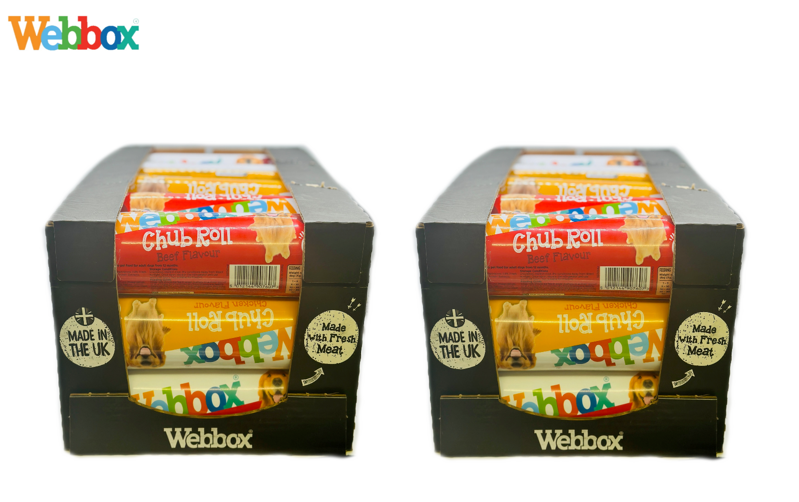 WEBBOX CHUB ROLLS ASSORTED FLAVOURS ADULT DOG PET FOOD VARIOUS MEATS 30 X 720G | eBay UK