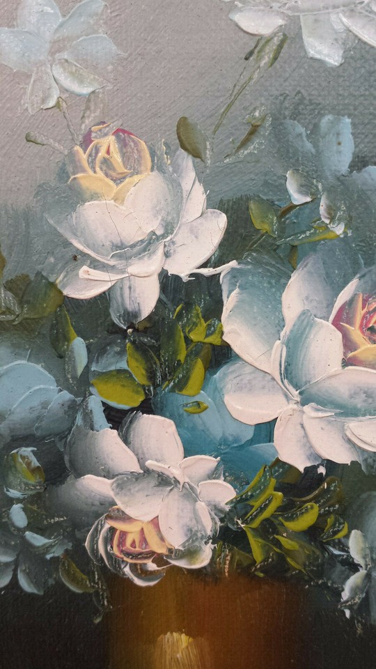 Robert Lox Oil Painting - Signed - Flowers - Original - Antique | eBay