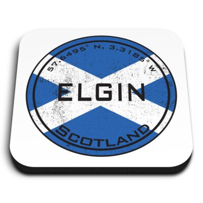 1x Square Fridge MDF Magnet Elgin Scotland Flag Circle #59482 | eBay UK