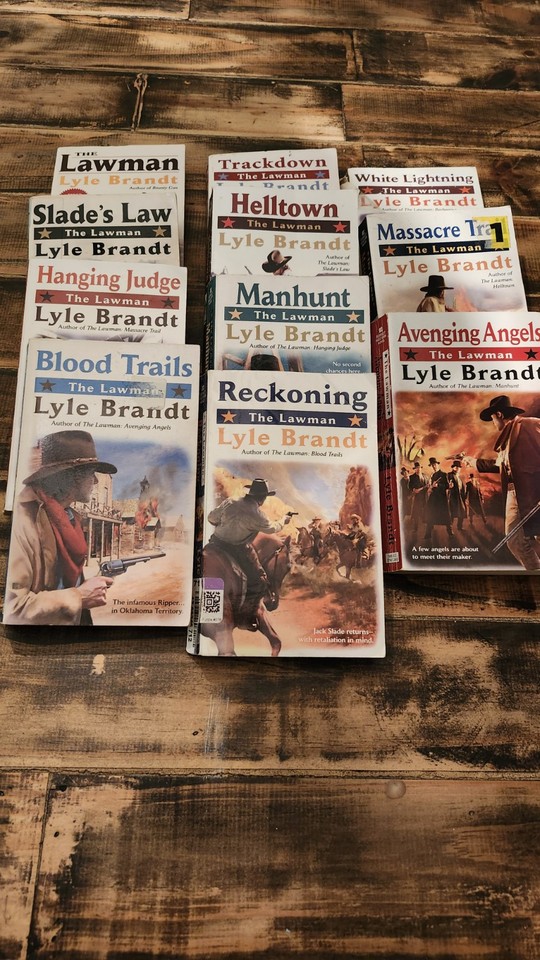 Lyle Brandt The Lawman 11 Book Complete Set Western Paperback | eBay