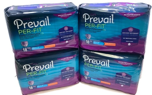 Prevail Per-fit Women's Adult Underwear, Large, 44"-58", 72ct, Free ...