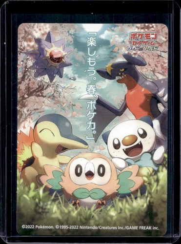 2022 Pokemon Japanese Lets Have Fun Spring Pokeka Promo Sticker | eBay