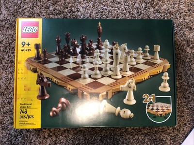 LEGO 40719 Traditional 2 In 1 Chess & Checkers Set Brand New Factory 🏭 ...