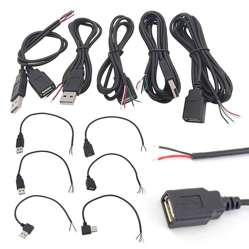 Charging Cord 2/4 Pin Data Transmission Charger Wire Power Supply USB ...