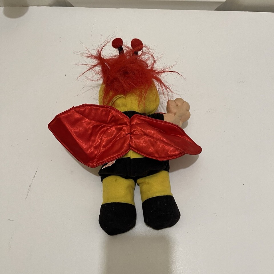Troll Doll 12" Russ Plush Softbody Bumble Bee, Bee My Honey Red Hair | eBay