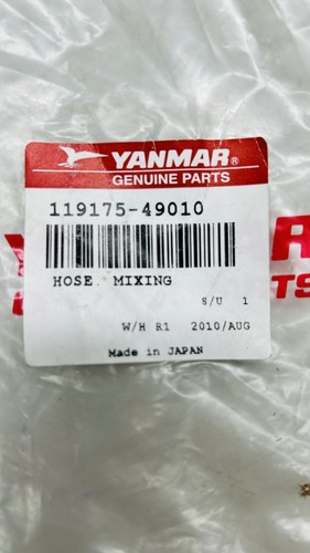 Genuine Yanmar Mixing Hose ~119175-49010 | eBay