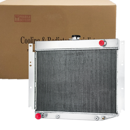 4-Core Radiator For 1969-1971 Dodge D100 D200 D300 W100 W200 W300 ...