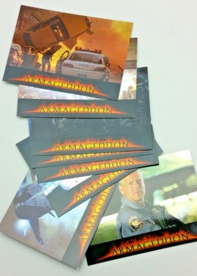 1998 Armageddon (Movie) NESTLE 11 FOIL Collector Cards (1-6+11-13+15 ...