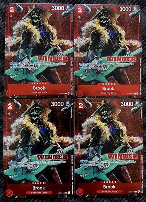 4x Playset *WINNER* Brook ST01-011 Winner Pack Vol.4 - NM AA PROMO One ...