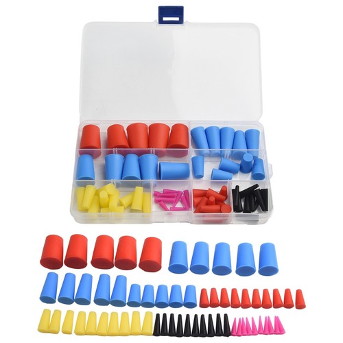 Universal Fit Silicone Cone Plugs 60pcs Assortment for Different Hole ...