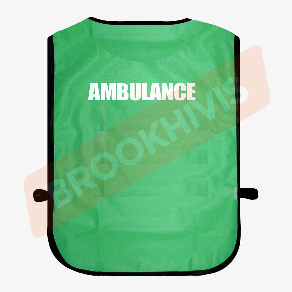 FIRST AID HI VIZ VIS WAISTCOAT VEST TABARD JACKET MEDICAL AMBULANCE ...