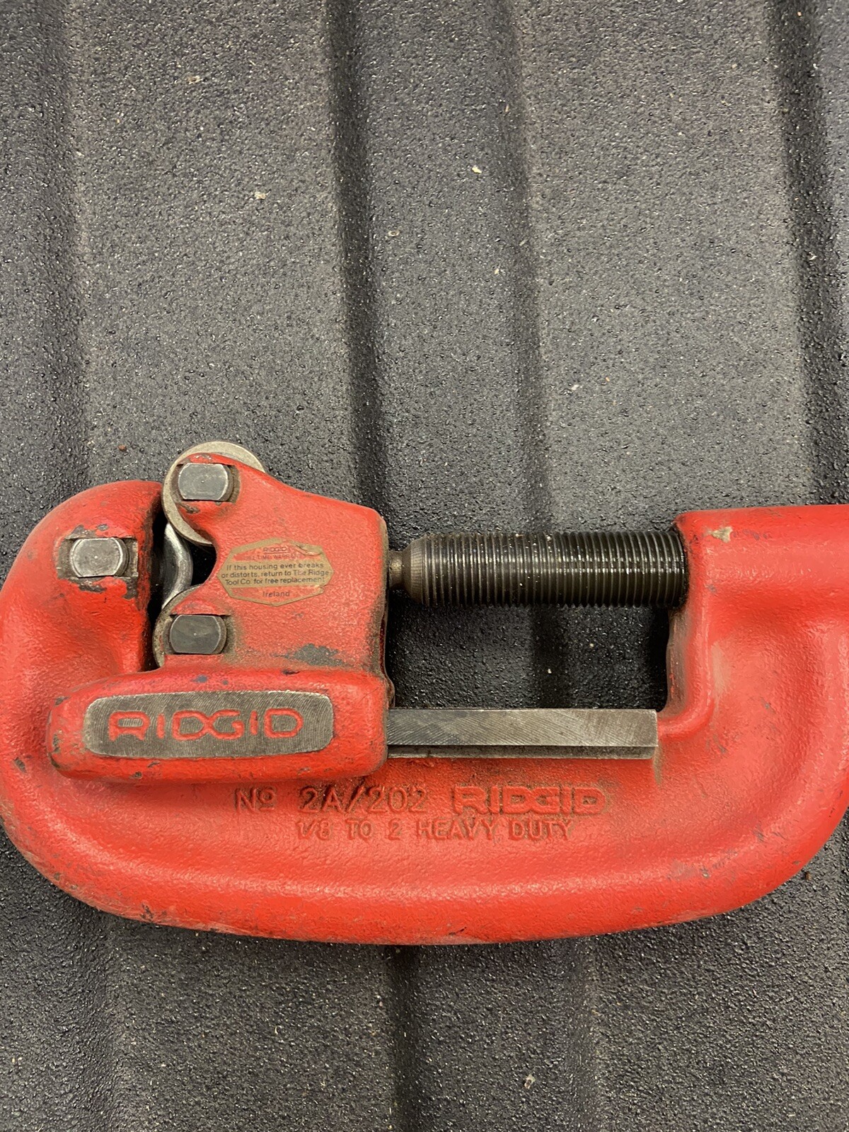 RIDGID 2A/202 1/8" TO 2" HEAVY DUTY PIPE CUTTER- USED. | eBay