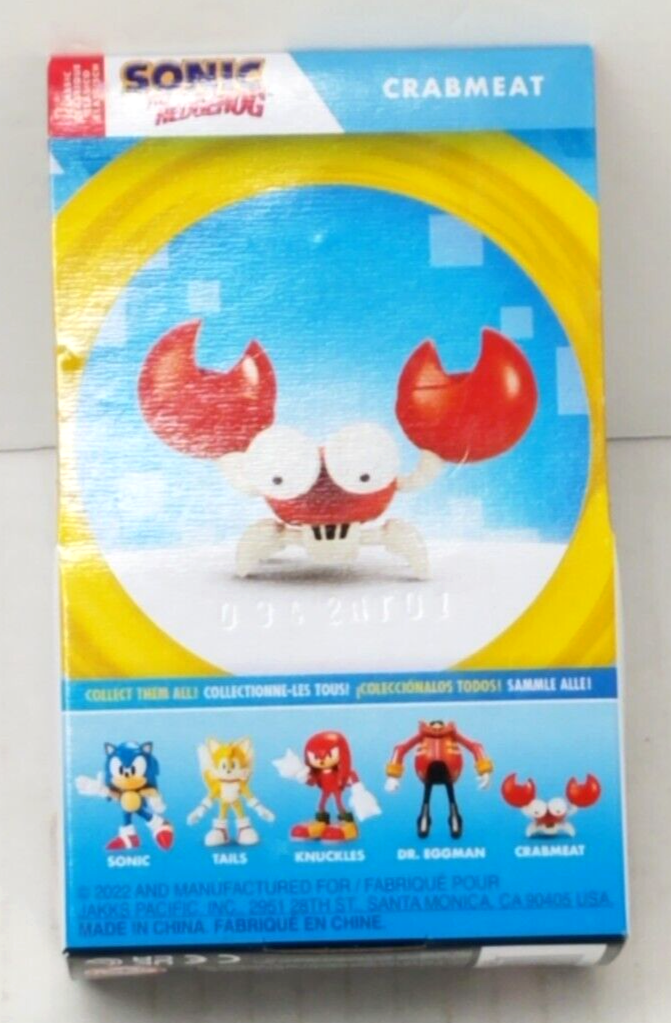 Sonic the Hedgehog CRABMEAT Action Figure Toy Doll Jakks 2.5"in 2022 ...