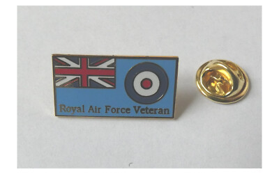 Royal Air Force (RAF) Veteran pin badge - lapel badge HM Forces Veteran ...
