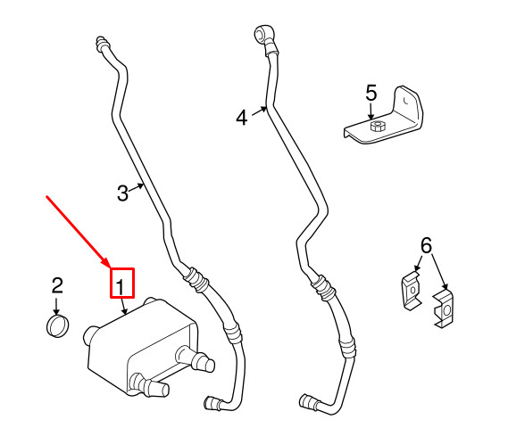 Range Rover L322 4.4 V8 Auto Gearbox Oil Cooler PFD000020 With for sale ...