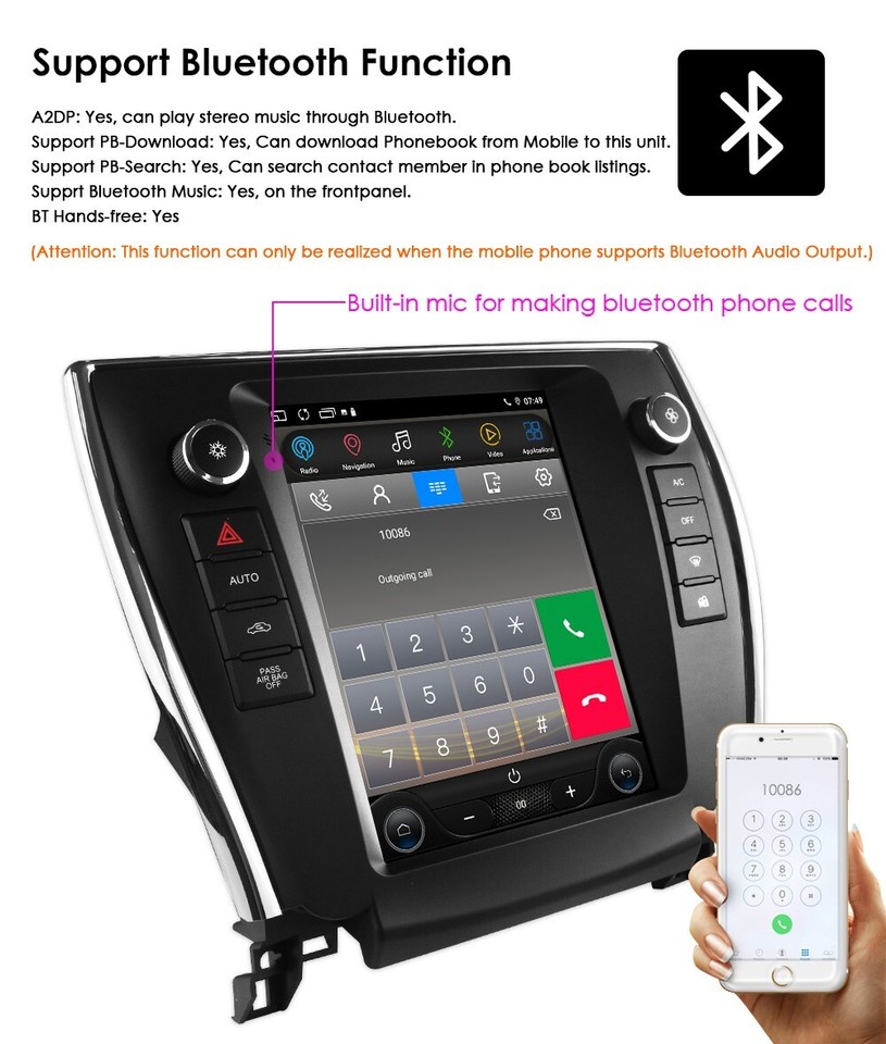 9.7" Android GPS FM WiFi Car Stereo Radio Navi Player For 2015-2017 ...