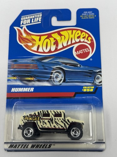1998 Hot Wheels Jungle Zebra Stripes White Black Hummer Humvee #858 A9 ...