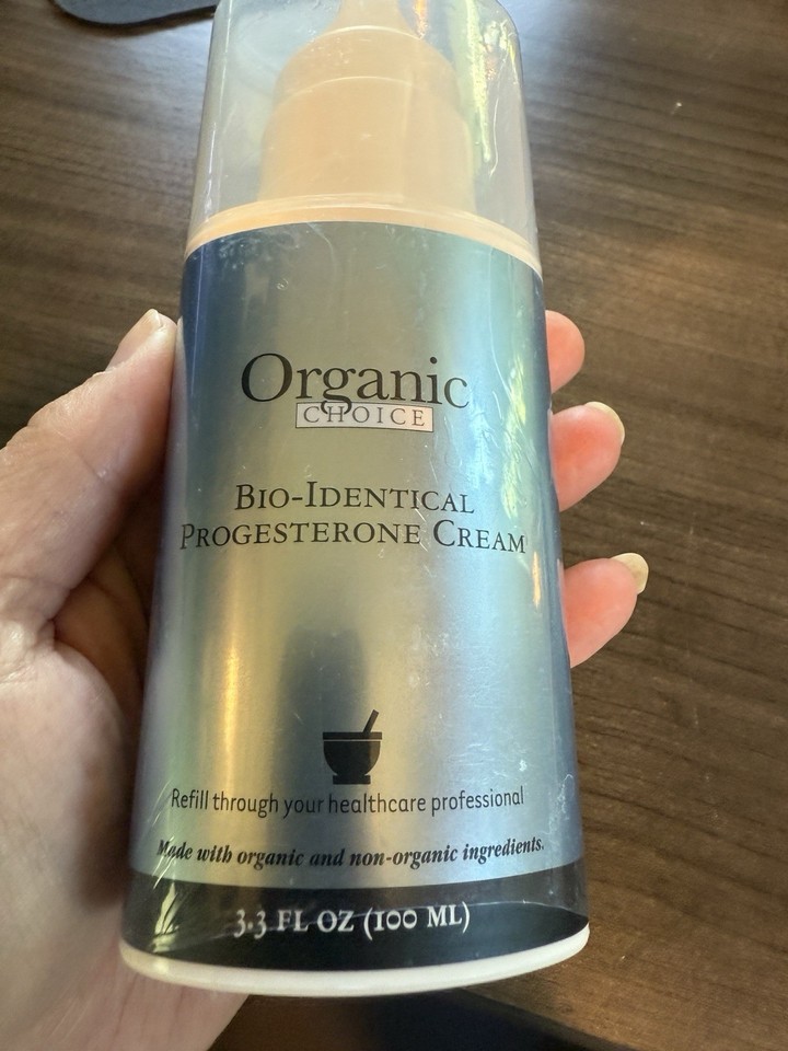 Organic Choice Bio-Identical USP Progesterone Cream, 3.3 fl oz /100 ml ...