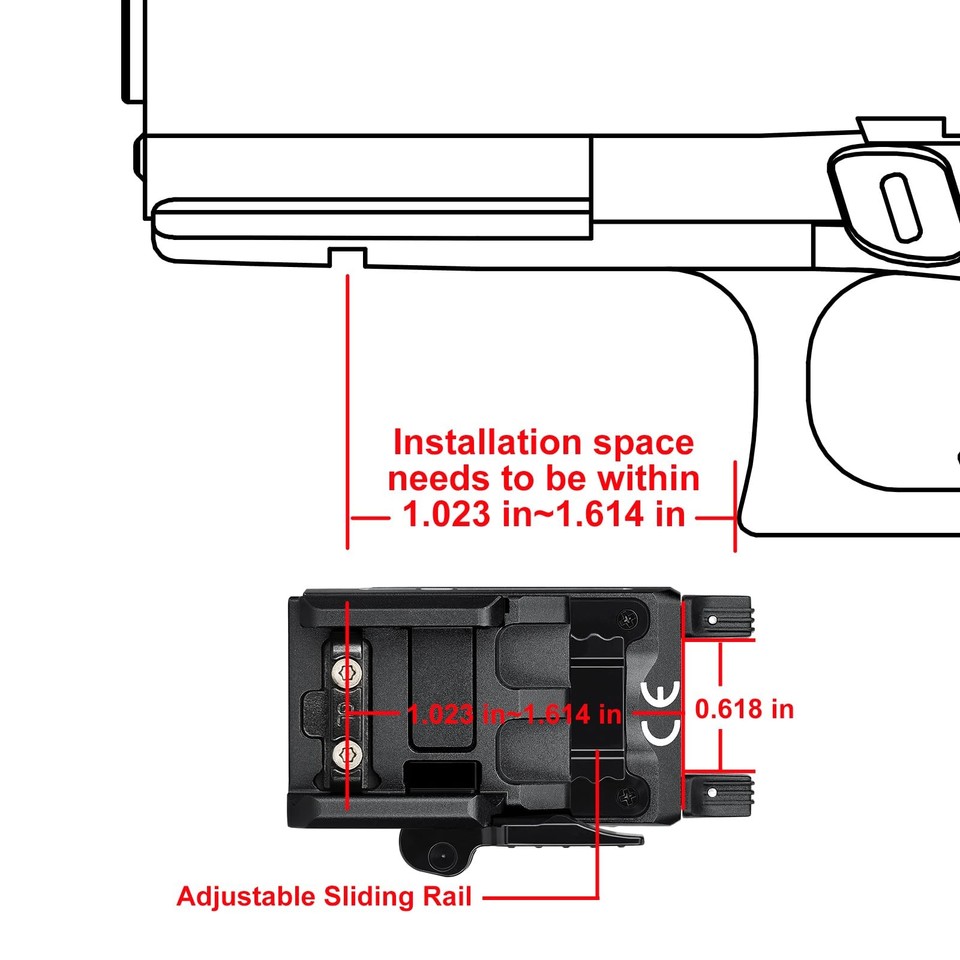 OLIGHT PL-Mini 2 Valkyrie 600LM USB Rechargeable Compact Weaponlight CW ...